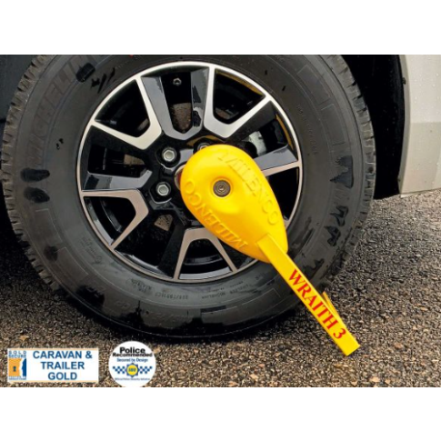 Milenco Wraith 3 Motorhome Wheel Lock Clamp