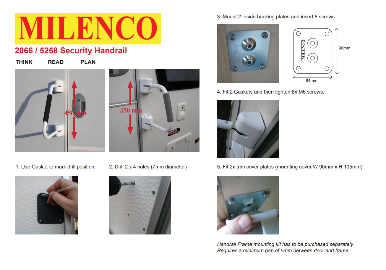 SKU: 2066 / 5258 - Security Handrail Manual