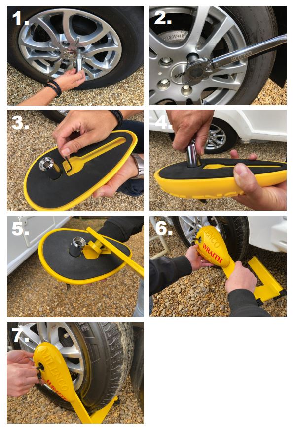 Wraith Wheel Lock Fitting Guide - Secure Your Vehicle Today